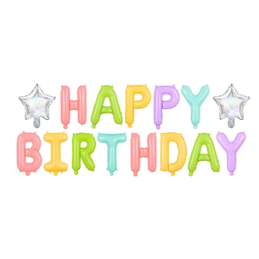 Happy Birthday Balloon Garland Set – Jollity & Co