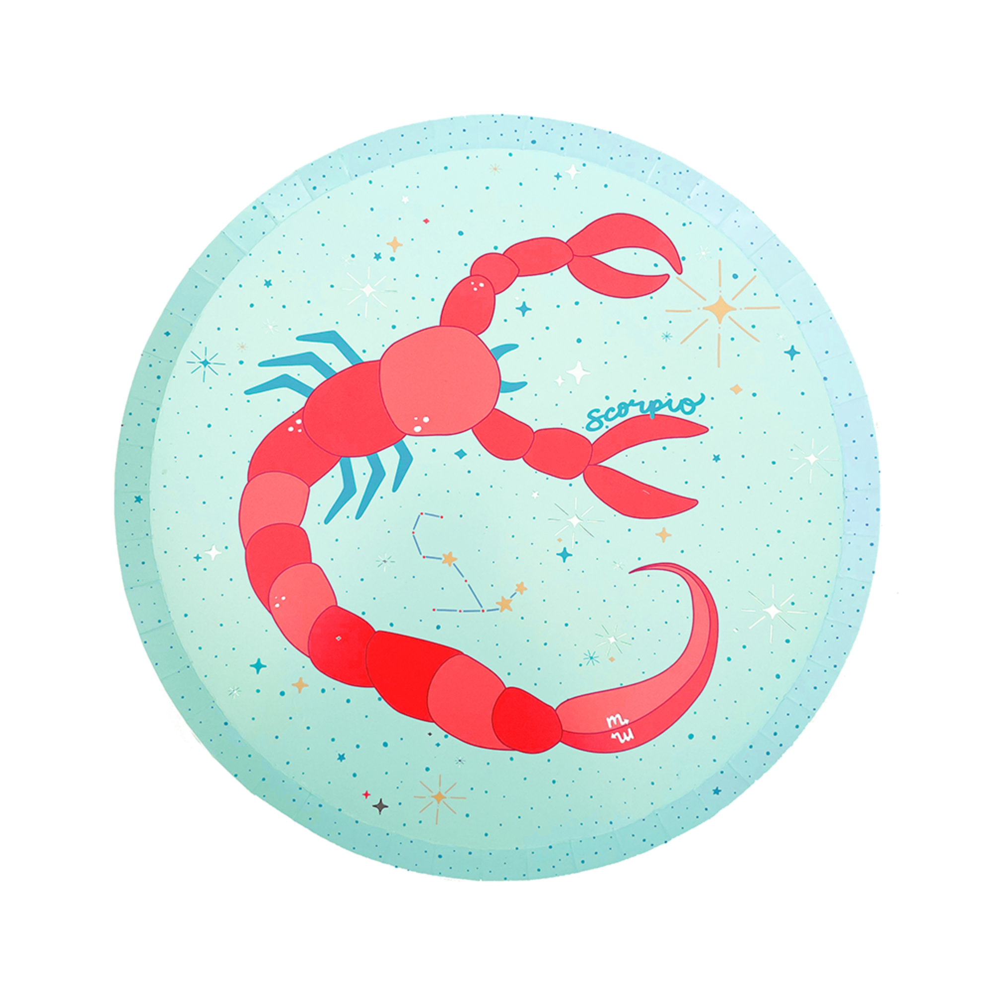 Zodiac Scorpio Dinner Plates – Jollity & Co