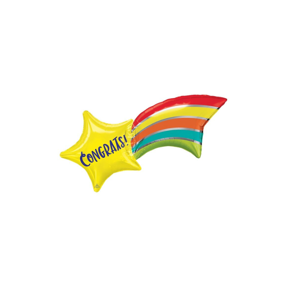 27" "Congrats!" Shooting Star Balloon – Jollity & Co