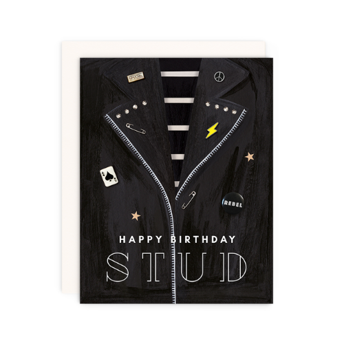 "Happy Birthday Stud" Card – Jollity & Co