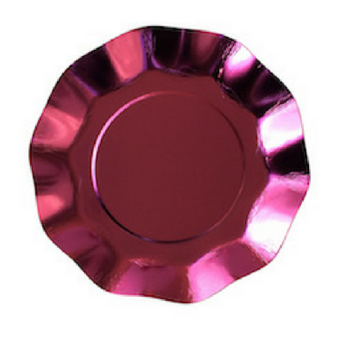 Metallic Pink Plates – Jollity & Co