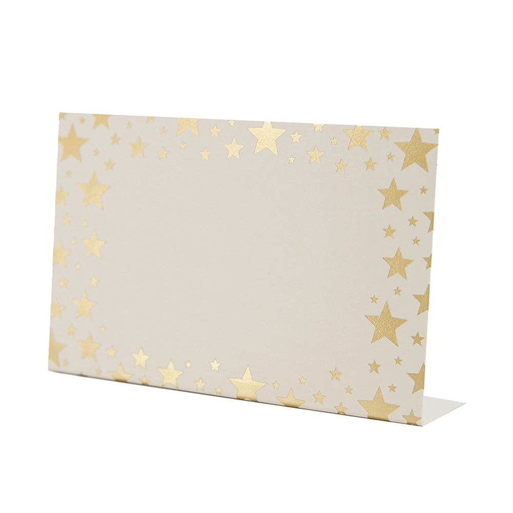 Frame Place Cards - Gold Foil Shining Stars – Jollity & Co