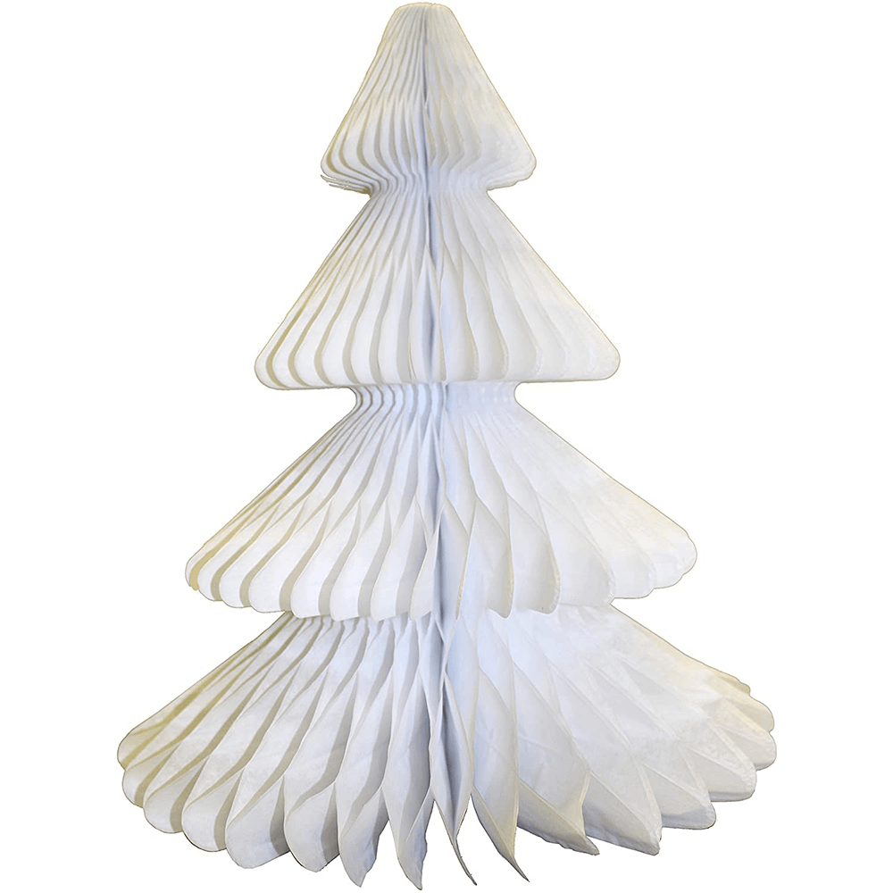 Honeycomb Tissue Paper Tree, White - 2 Size Options – Jollity & Co