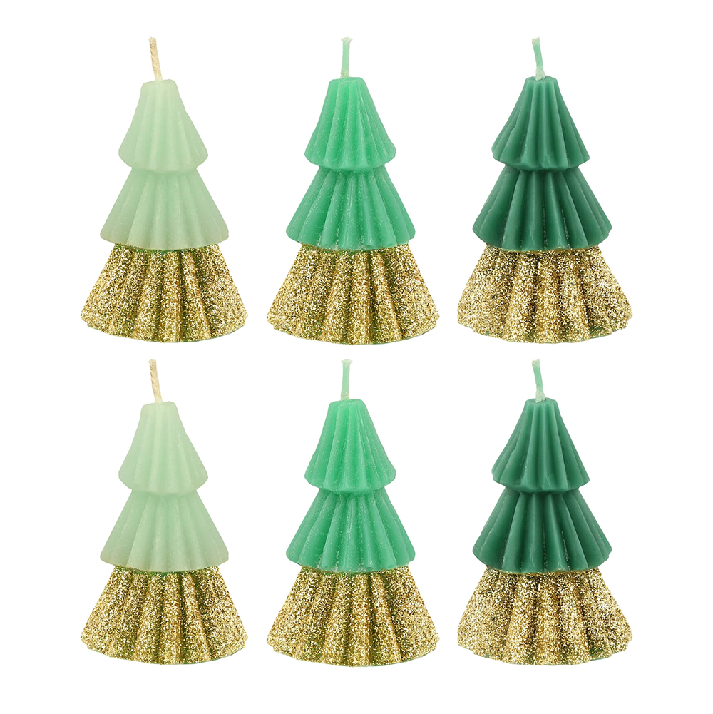Meri Meri Green Mini Tree Candles – Jollity & Co