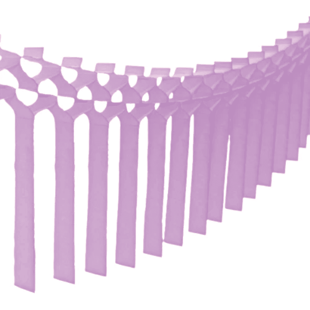 Tissue Streamer Garland - Lavender – Jollity & Co