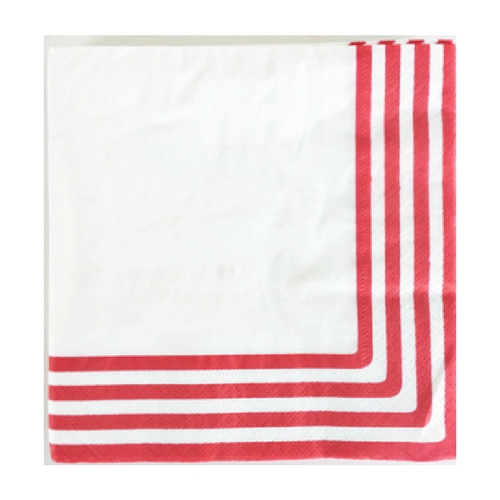 Red Striped Large Napkins – Jollity & Co