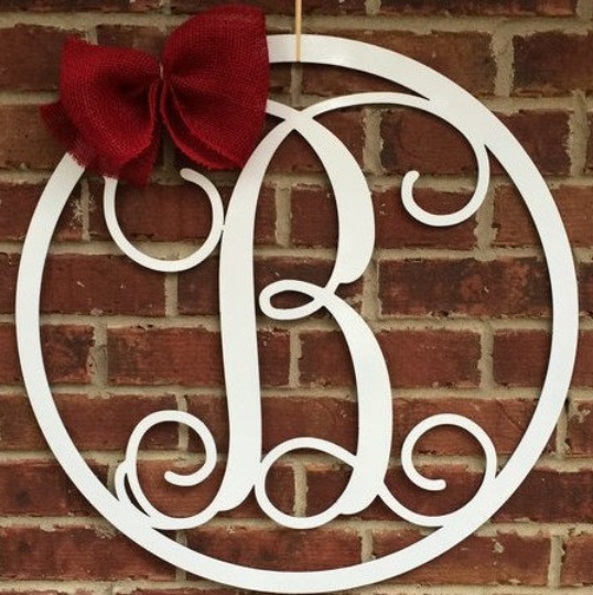 14" Wood Monogram Letters, A - Z – Jollity & Co