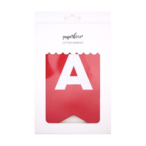 Red Letter Banner – Jollity & Co